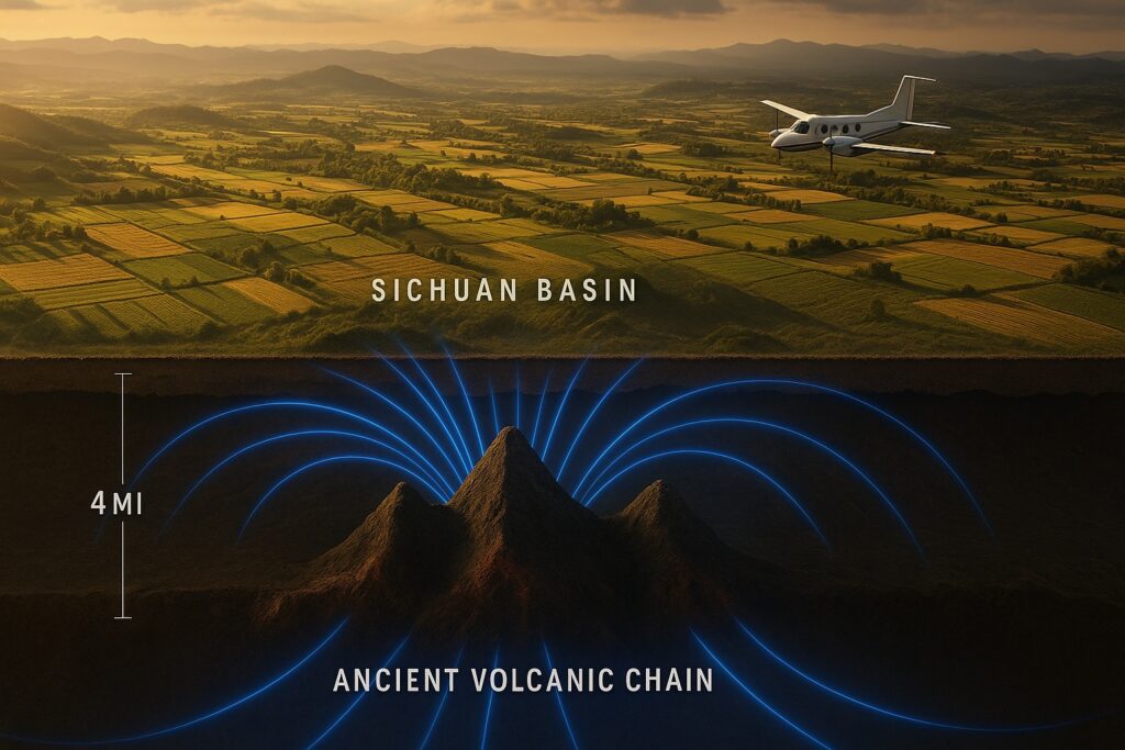 400-Mile Chain of Extinct Volcanoes Discovered Beneath China [2025]