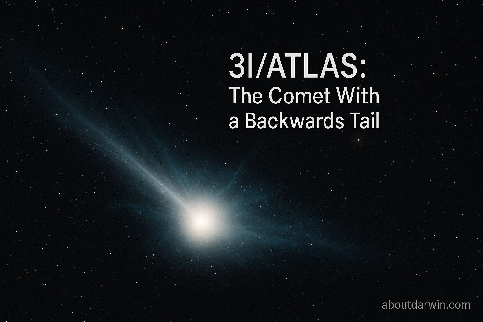 3I/ATLAS Anti-Solar Tail Discovery September 2025