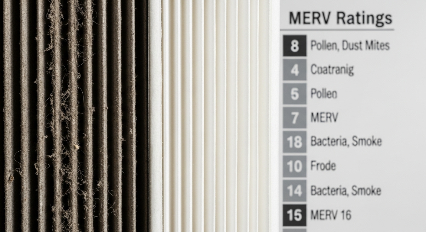 Complete MERV Rating Chart Guide 2025: Understanding Air Filter