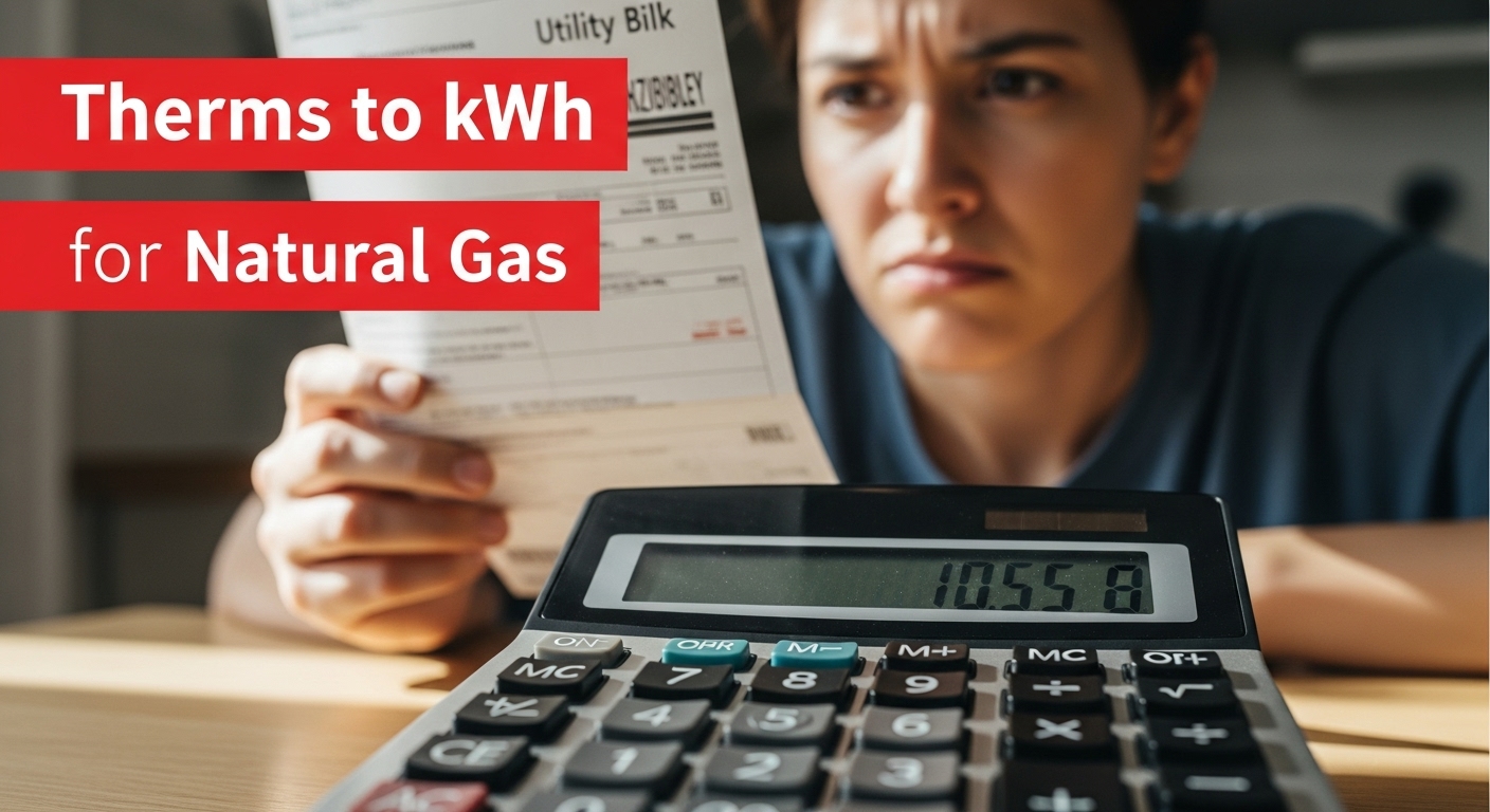 Therms to kWh for Natural Gas: Complete Conversion Guide 2026