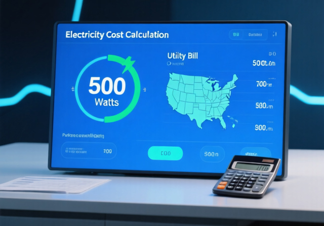 How Much Does 500 Watts Cost Per Hour? Complete 2026 Guide