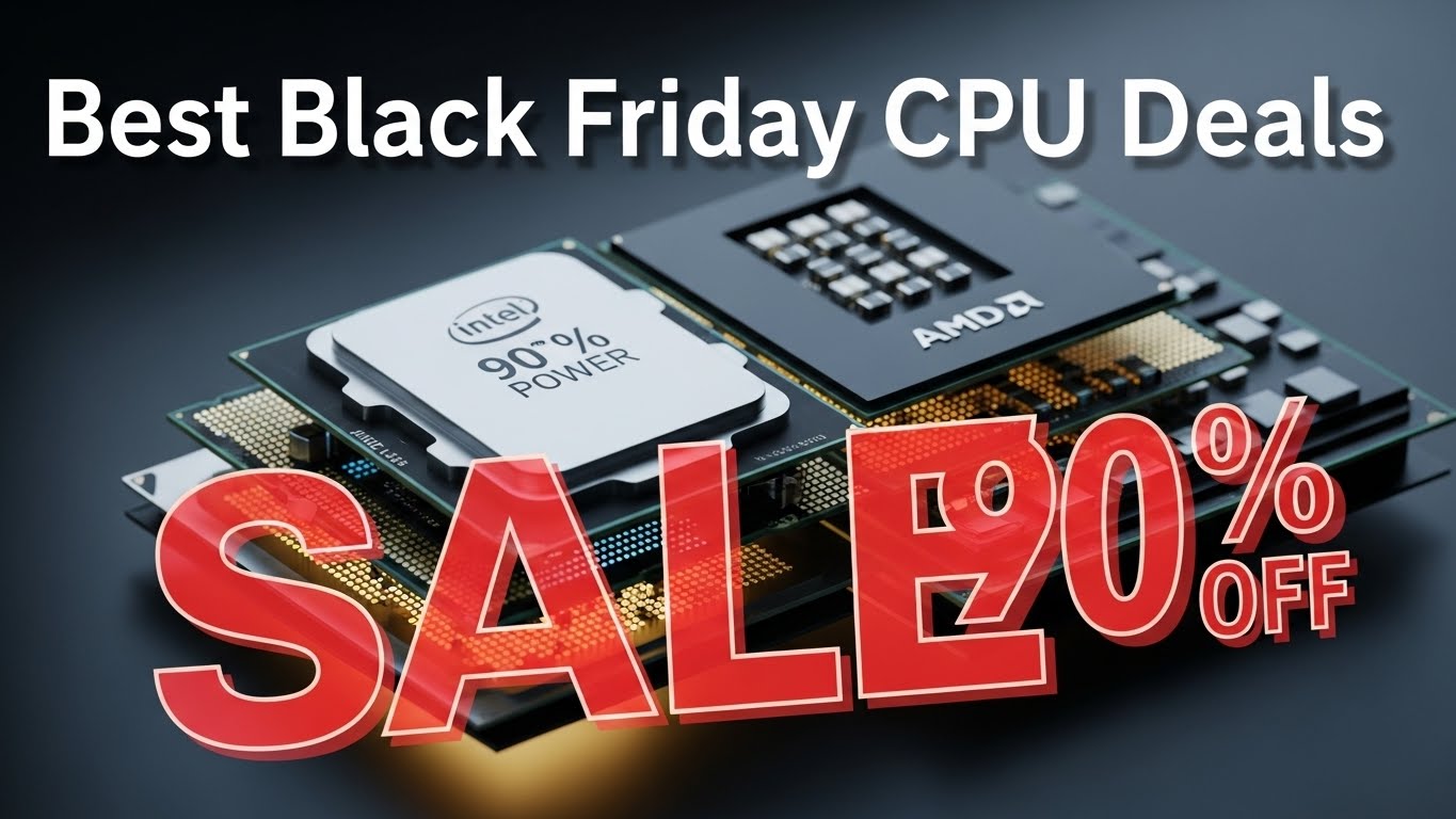 Best Black Friday CPU Deals 2025 - 5 AMD Processors With Genuine Discounts
